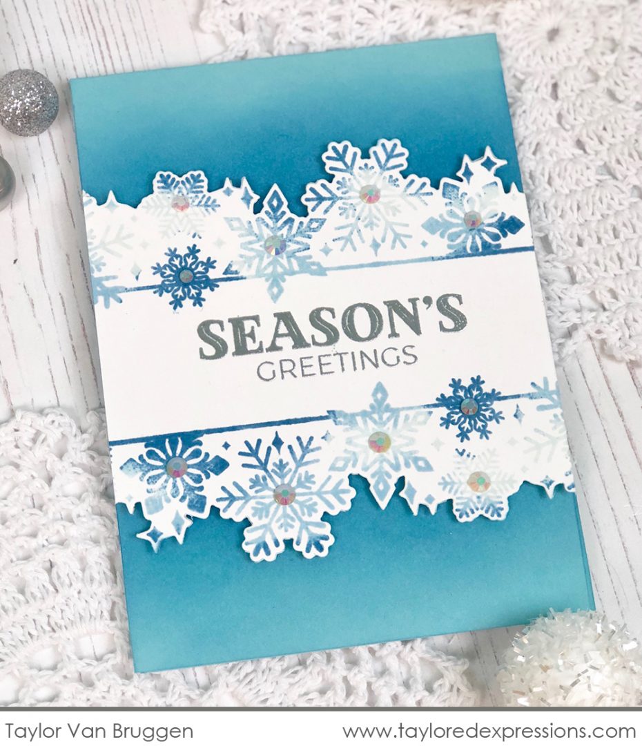 Flip the Snowflake & Create a Pile of Snow Themed Cards! | Taylored ...