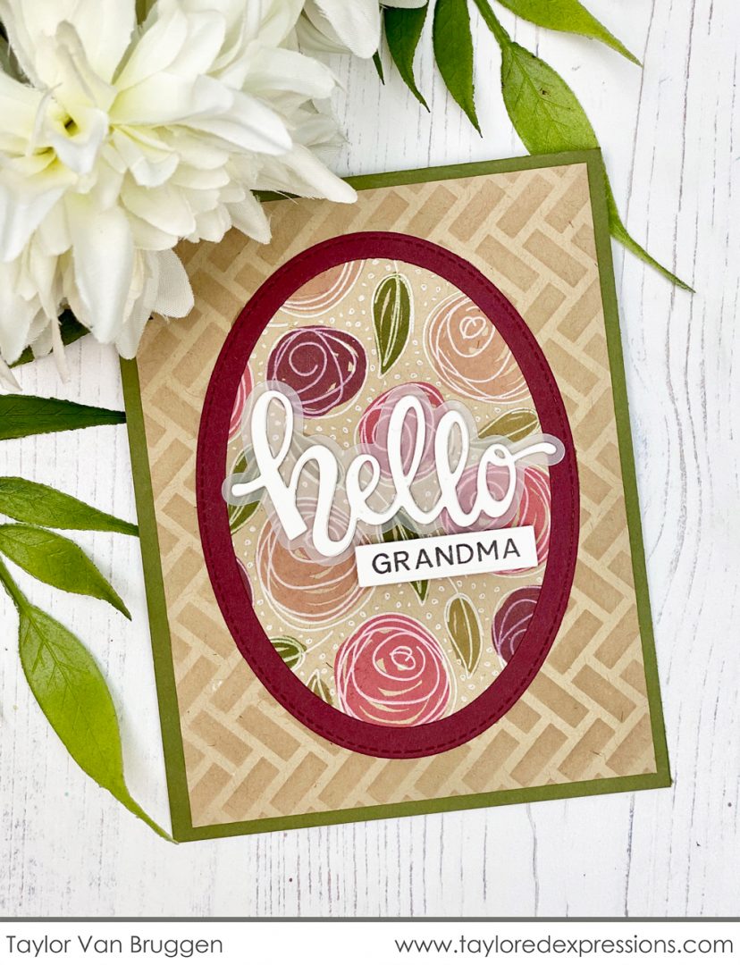 Scribbled Roses Just for Grandma | Taylored Expressions Blog