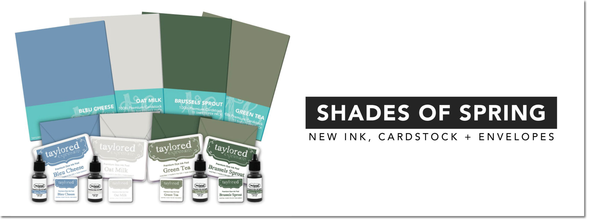 NEW Colors with Our Shades of Spring Release! | Taylored Expressions Blog