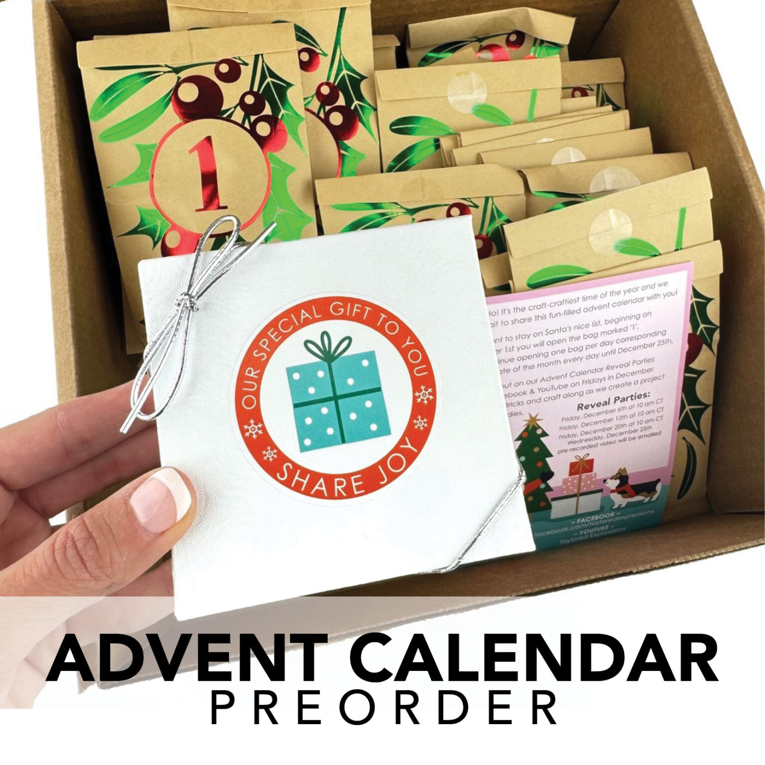 The Countdown to a Crafty Christmas Starts Next Week! | Taylored Expressions Blog