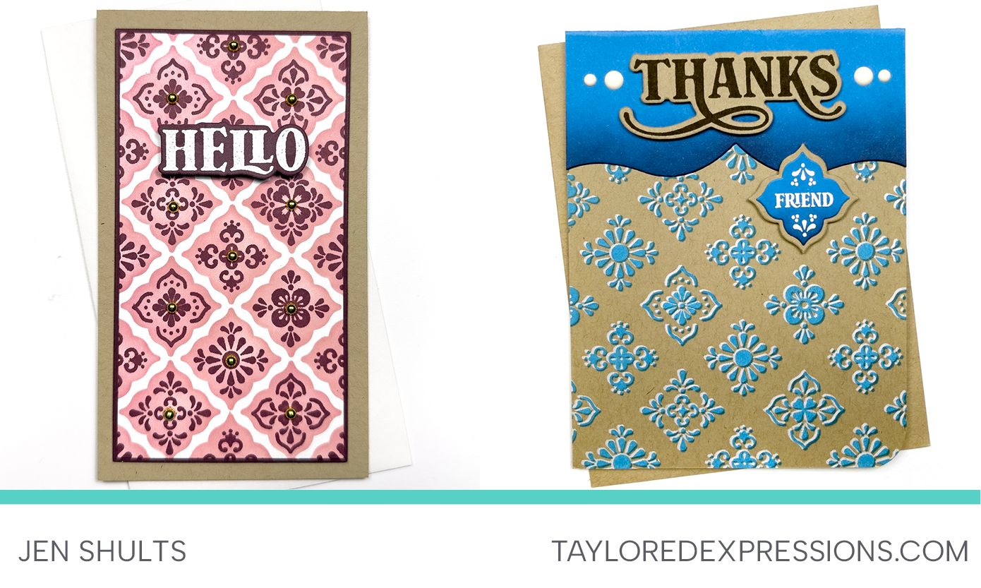 More Inspiration for Trendy Tiles Cardmaking Kit! | Taylored ...