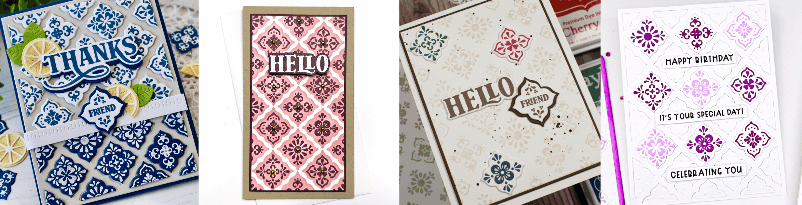 More Inspiration for Trendy Tiles Cardmaking Kit! | Taylored ...